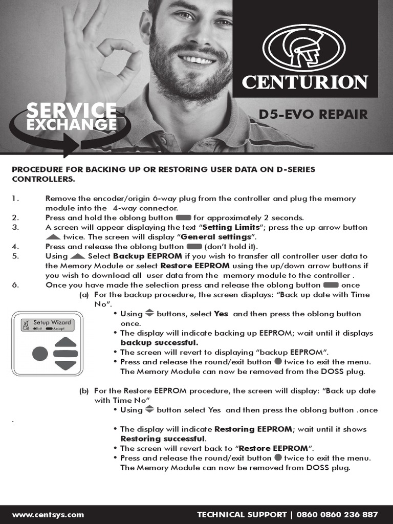 Centurion Systems - Memory Module User Guide | PDF | Computing ...
