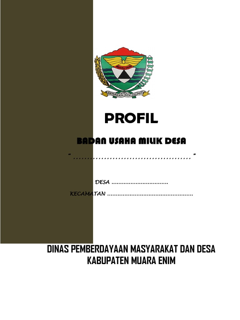 Formulir Isian Profil Bumdes | PDF