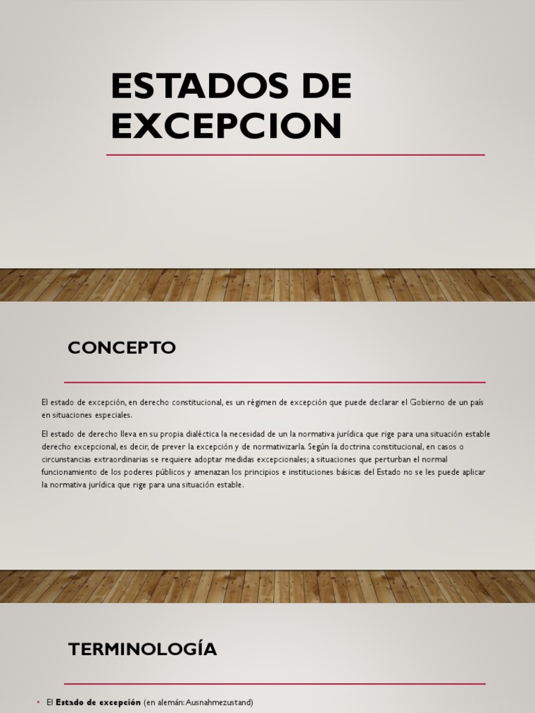 Estado de Excepcion | PDF | Principios éticos | Ley constitucional