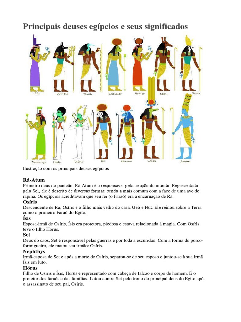 Atum Arvore Genealogica Do Deus Egipcio Peuga Homem Fantasia Ysabel