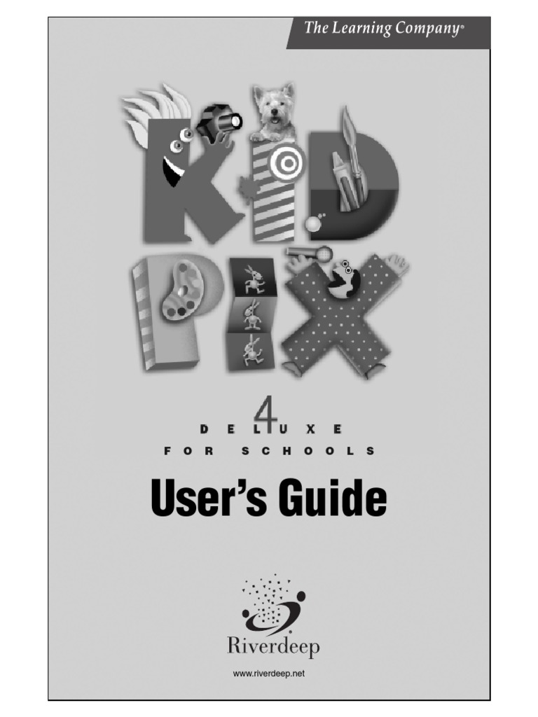 Kid Pix 4 User Guide | PDF | Drawing | Software