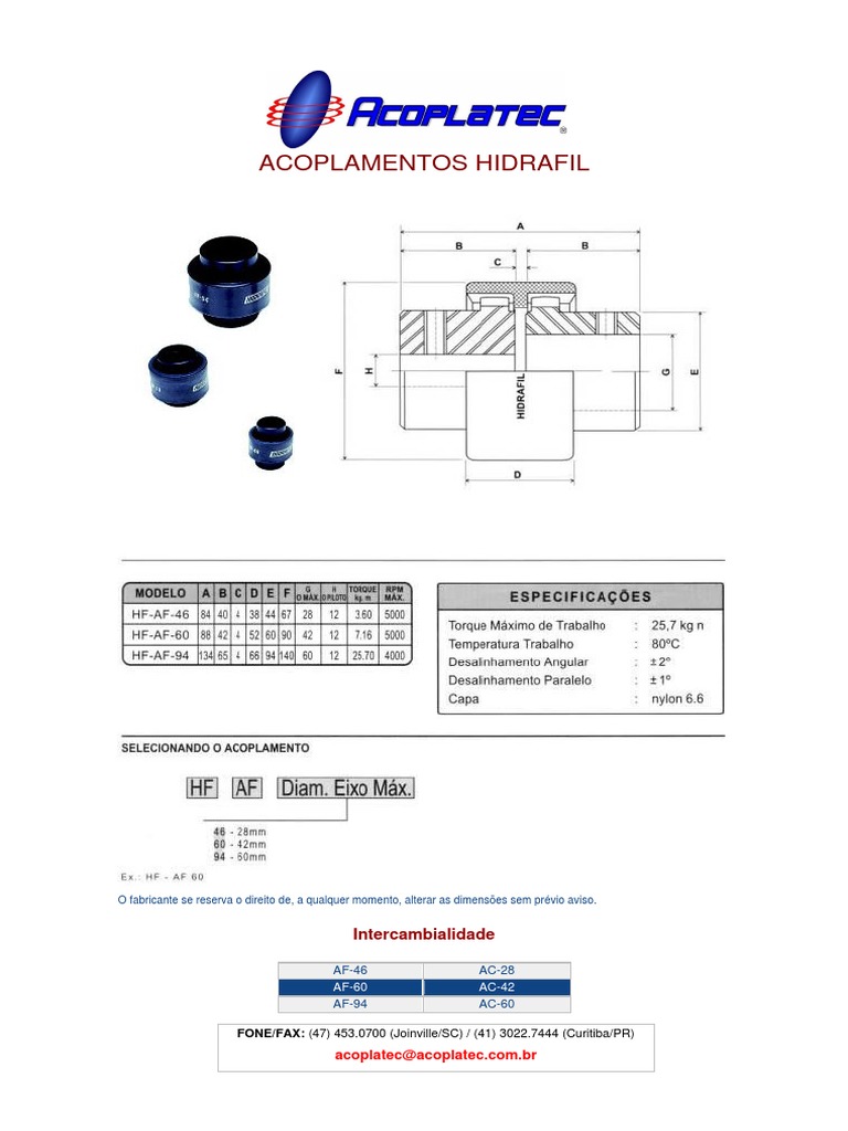 Acoplamento AF PDF | PDF
