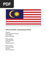Lirik Lagu Negaraku dan Maknanya | PDF