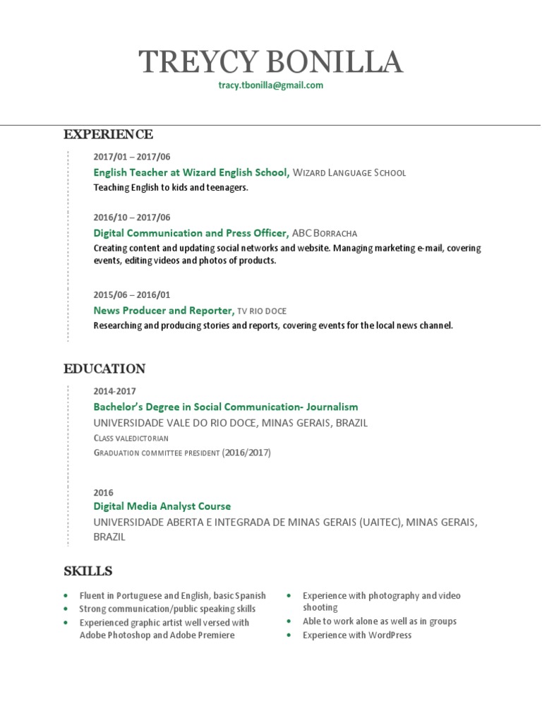 Resume Site | PDF