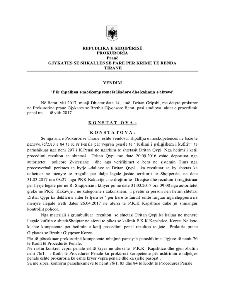 Formular Vetdeklarimi | PDF