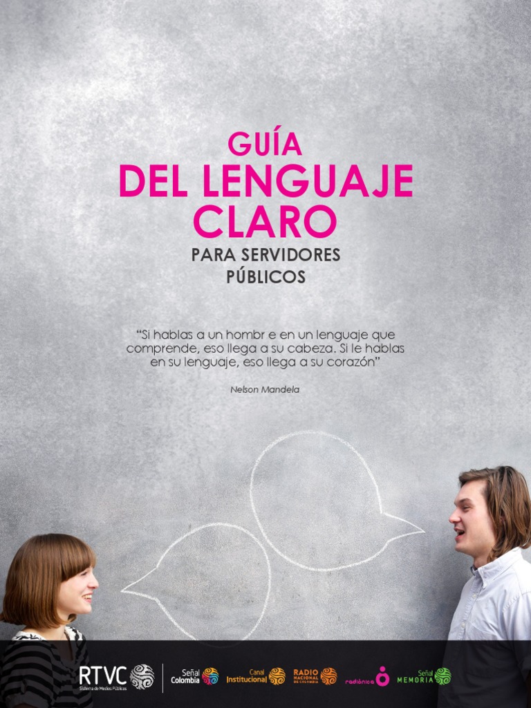 Guía de Lenguaje Claro para Servidores Públicos | PDF | Comunicación ...