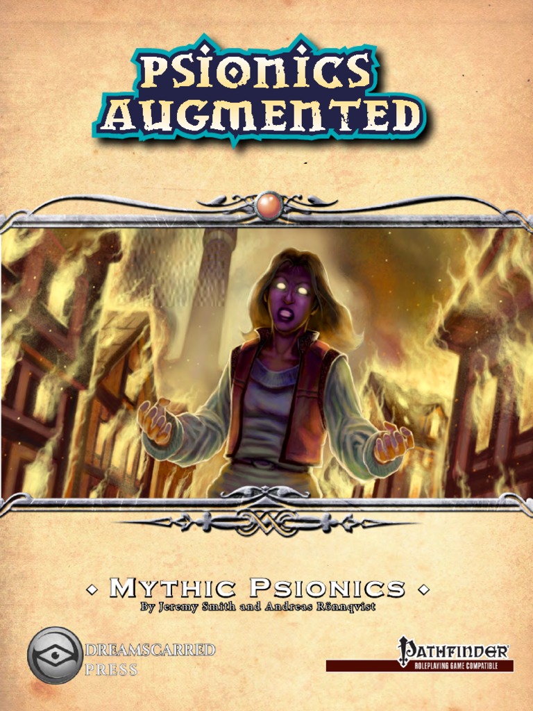 DRP2310 Psioncis Augmented Mythic Psionics LITE | PDF | Fantasy Role Playing Games | D20 System