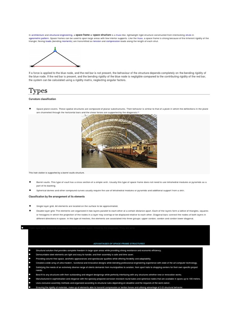 Space Frame | PDF | Building Engineering | Engineering