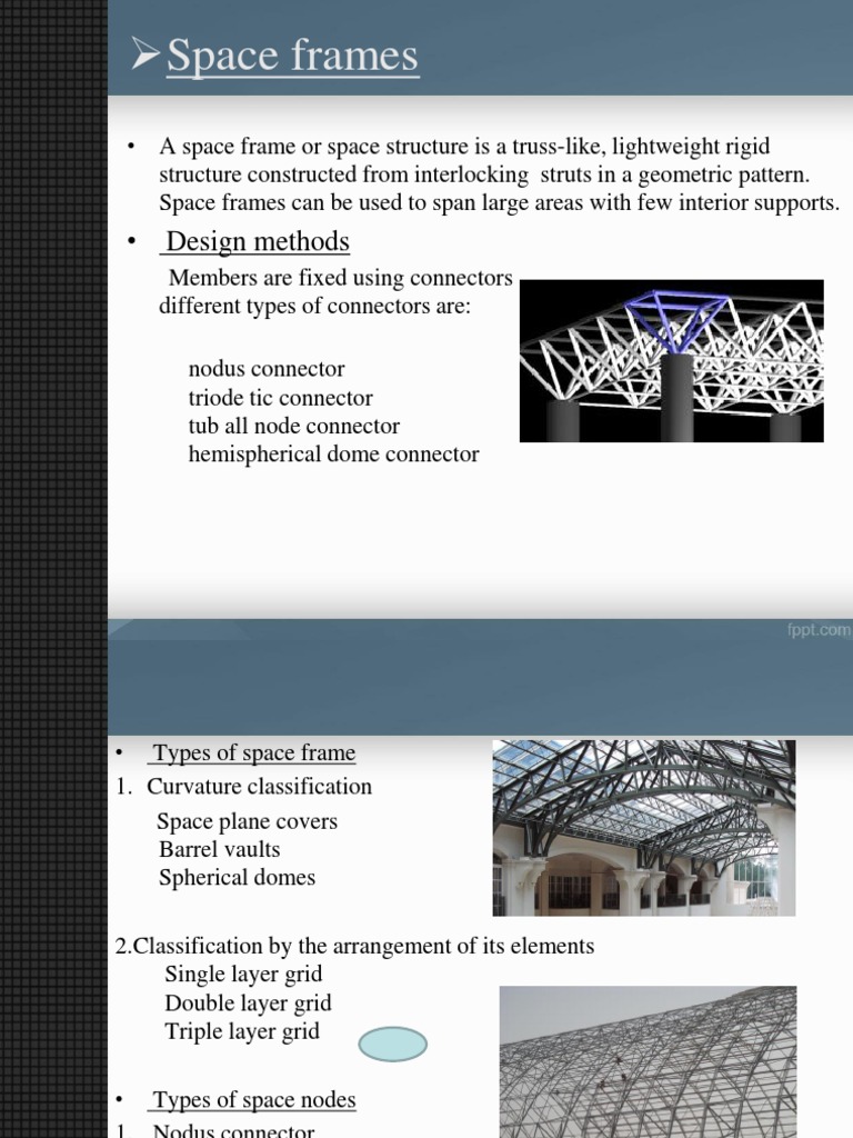 Space Frame | Download Free PDF | Dome | Components