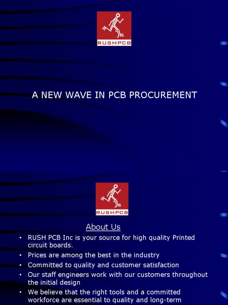 RUSH PCB INC Presentation | PDF | Printed Circuit Board | Materials