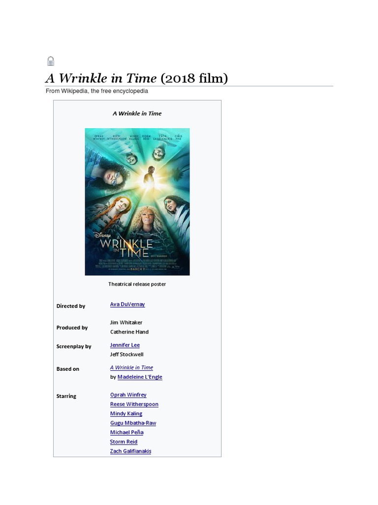 A Wrinkle in Time | PDF