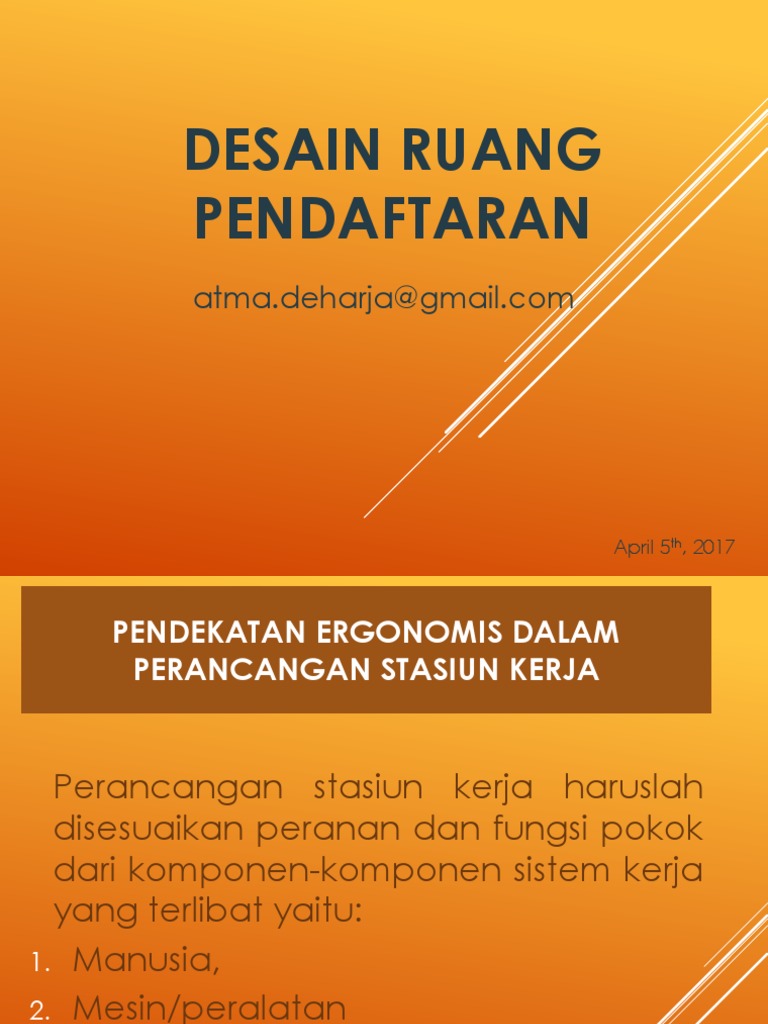 Desain Ruang Pendaftaran-1 | PDF