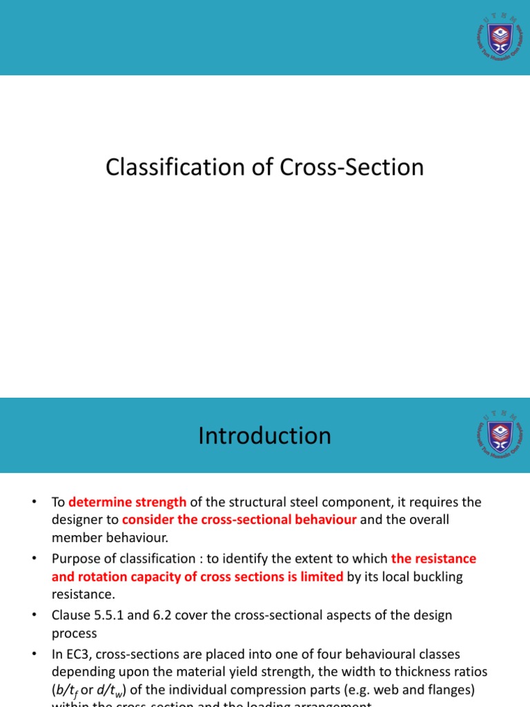Chapter 2 - Classification of Cross-Section | Download Free PDF ...