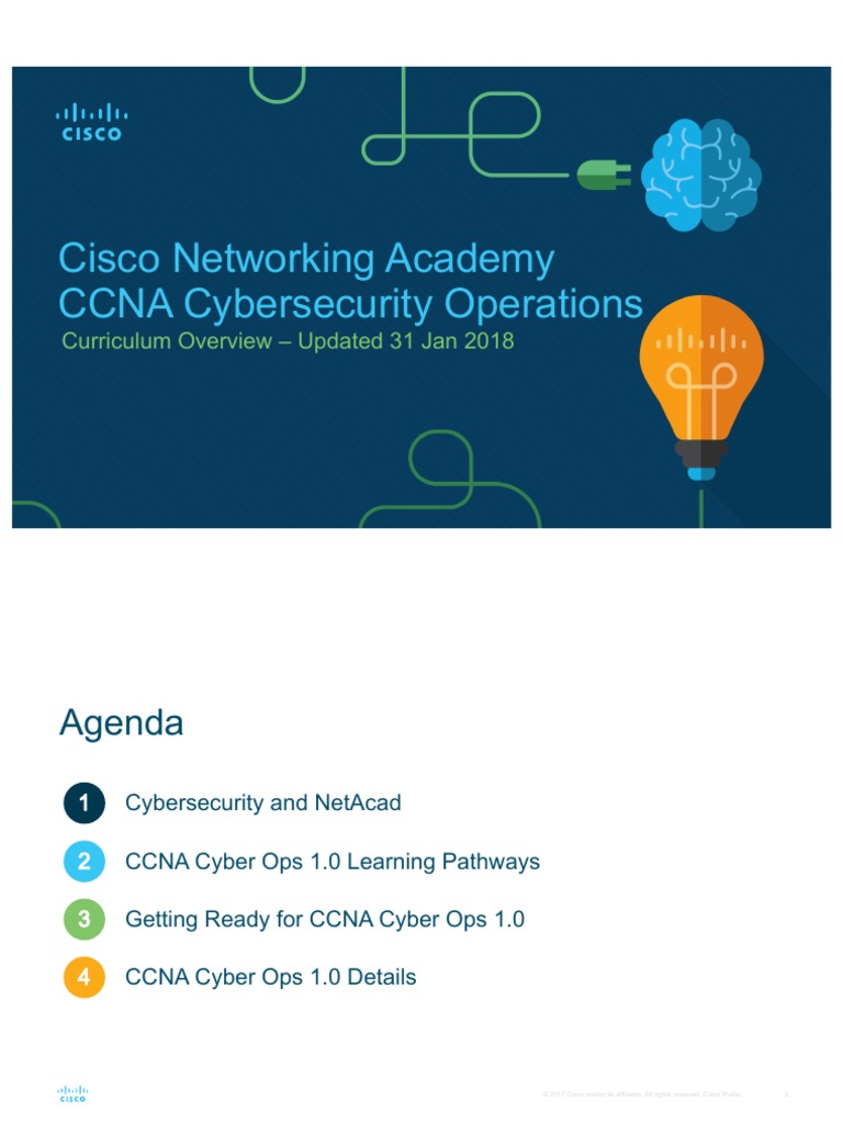 CCNA Cyber Ops 1.0 Overview | PDF | Cisco Certifications | Computer ...