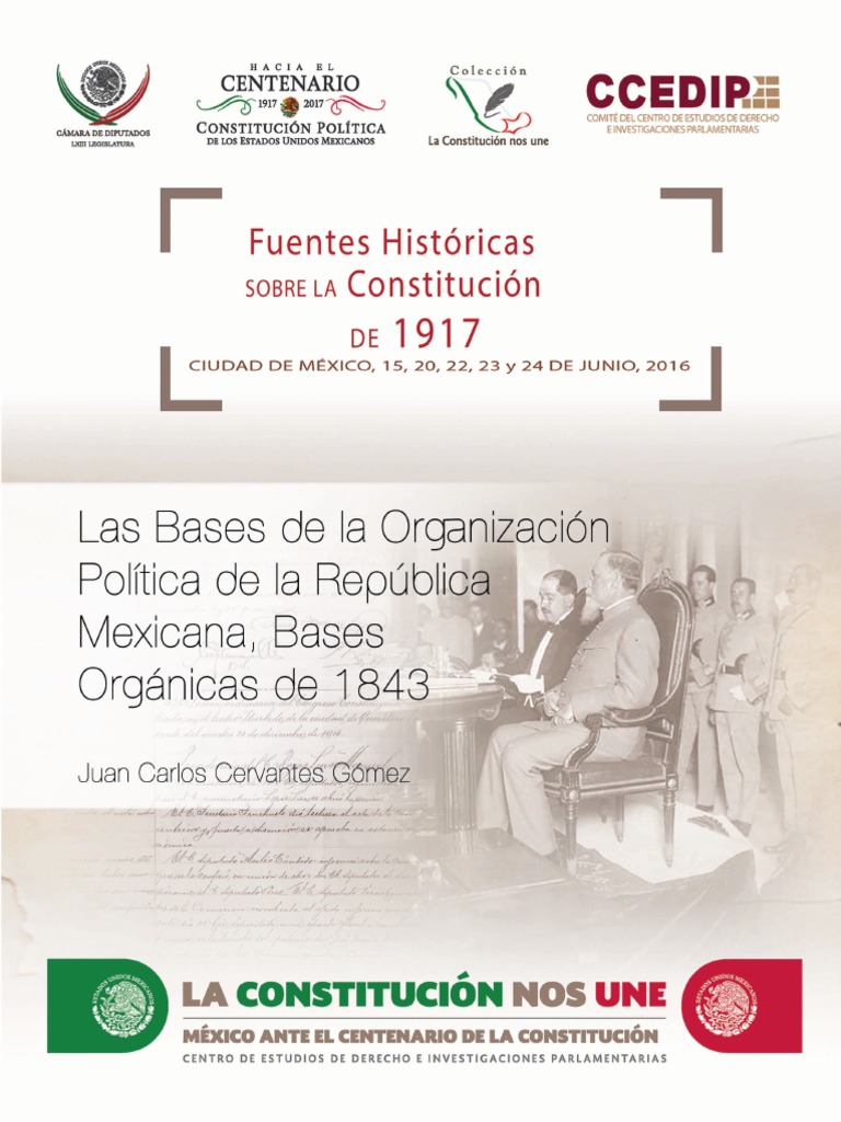 Bases Orgánicas de 1843.pdf | México | Constitución