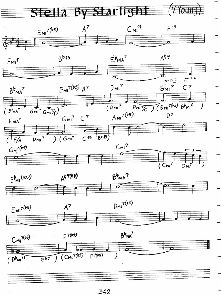 Stella by Starlight Real Book