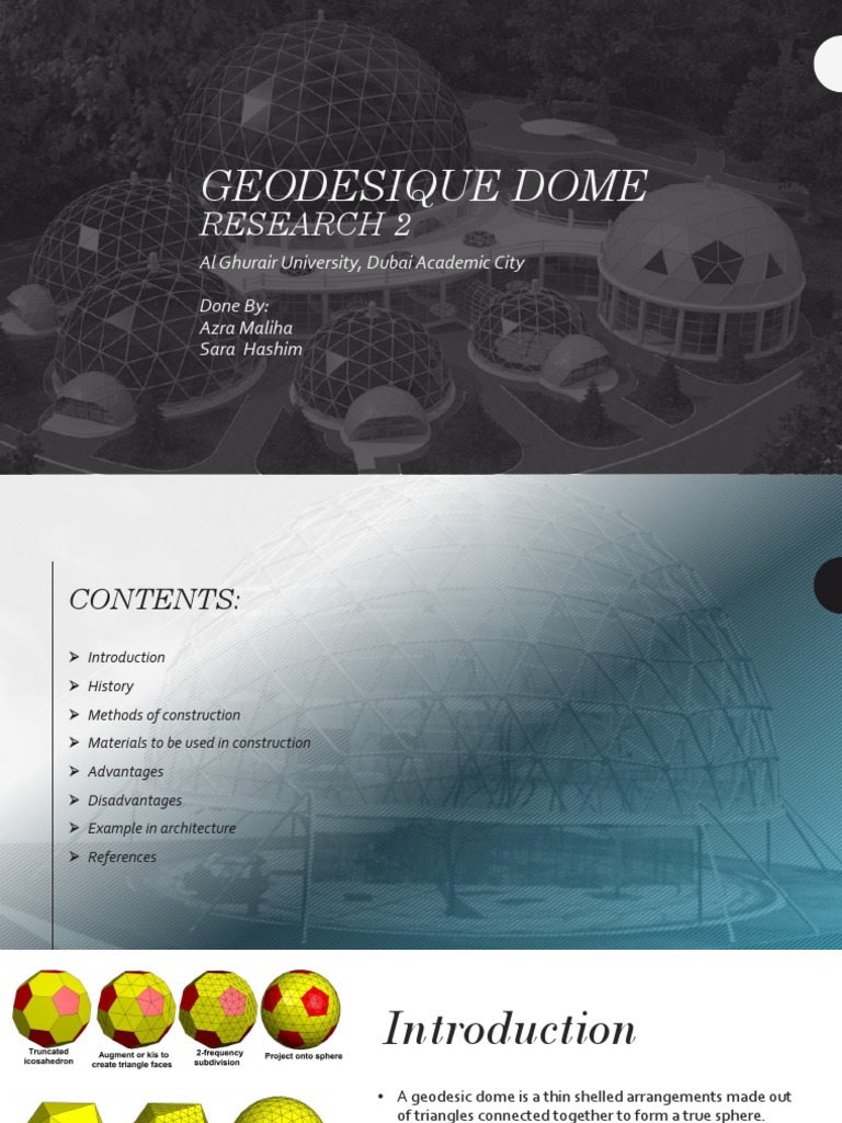 Geodesic Dome | PDF | Dome | Building Engineering