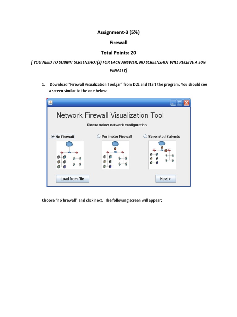 Assignment 3 | PDF | Firewall (Computing) | Port (Computer Networking)