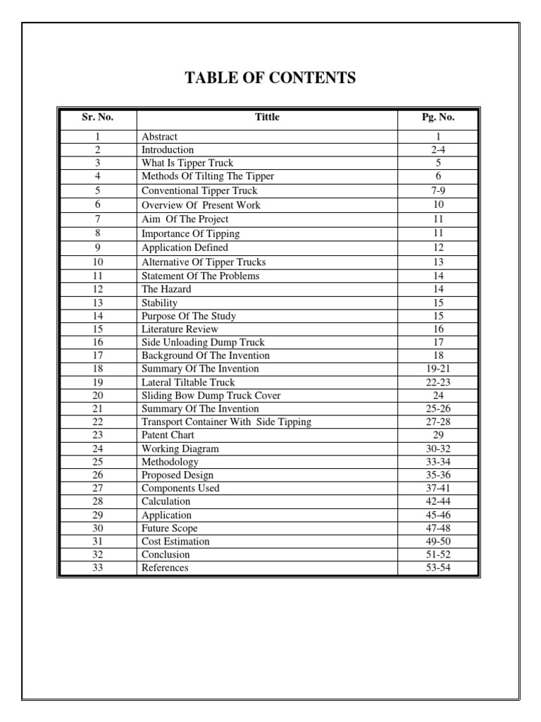 Index of Thesis | PDF | Mechanical Engineering