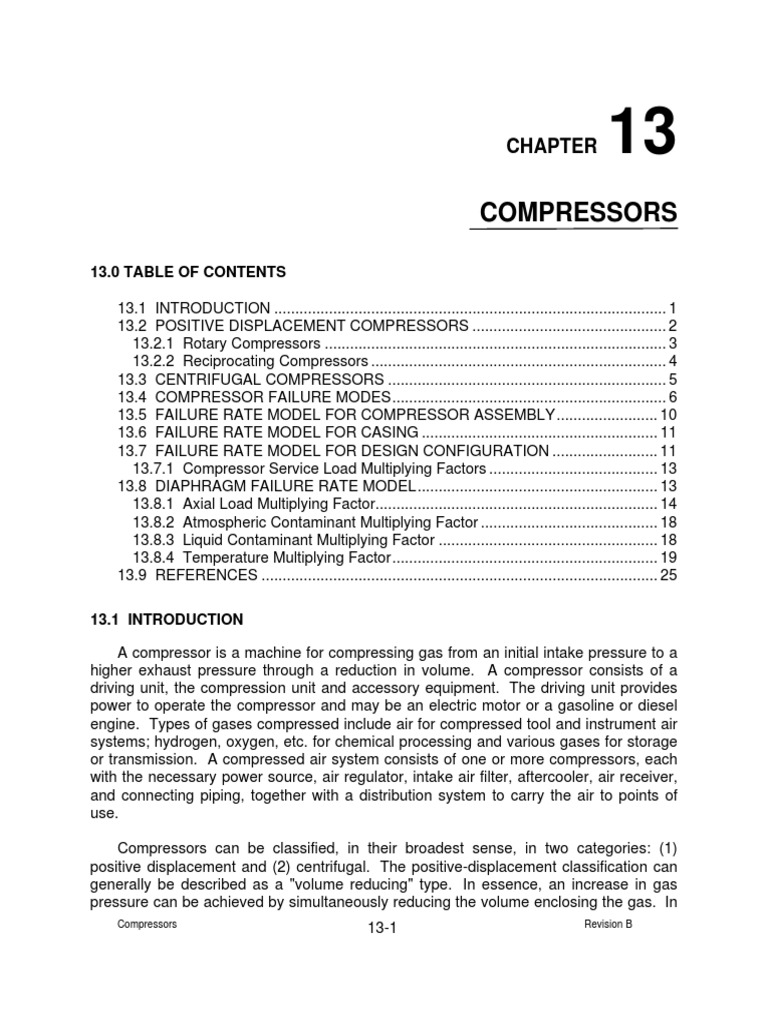 Compressor Failure Mode - CHAPTER13 | PDF | Cylinder (Engine) | Pump