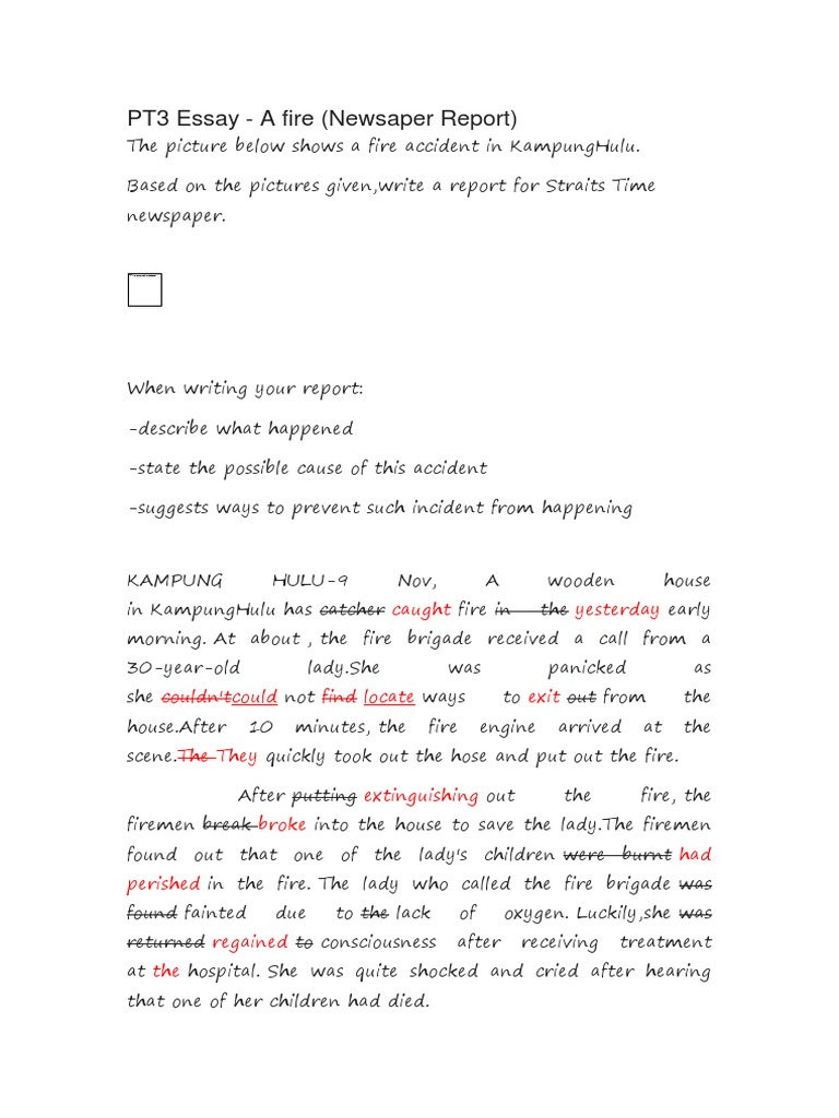 PT3 Essay | PDF | Fires | Firefighter