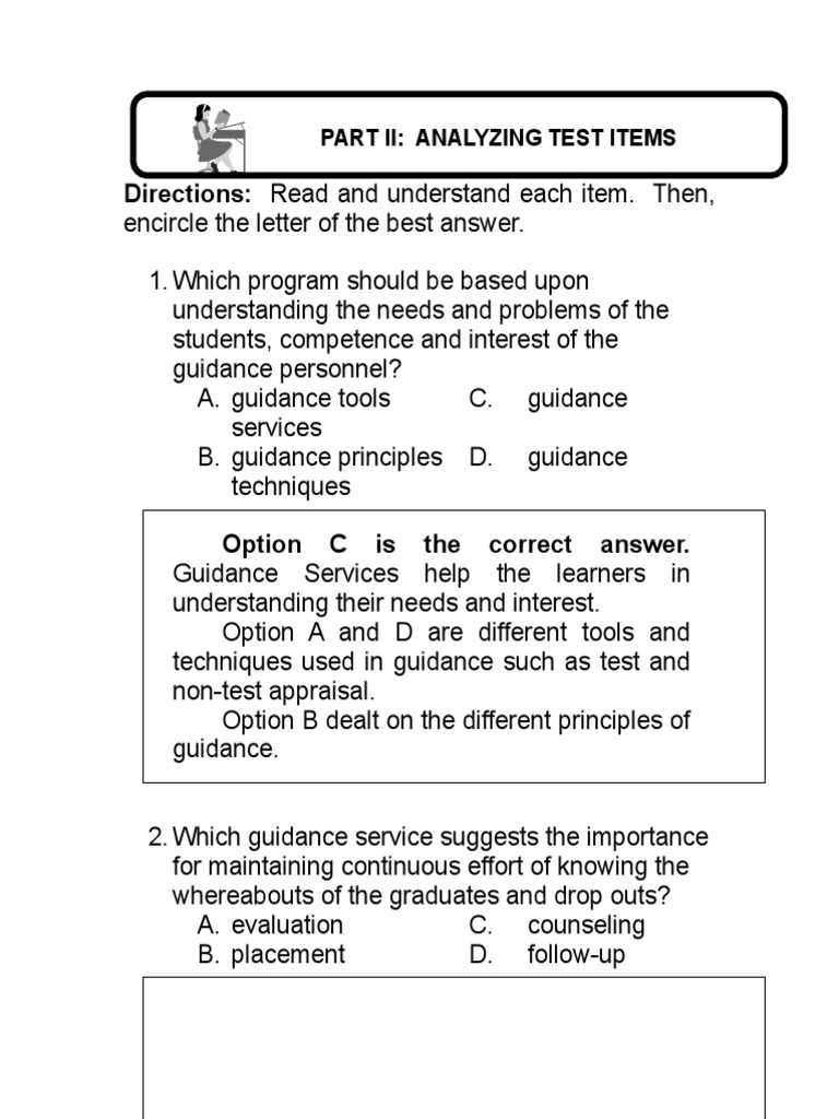 Let Questions Guidance | Download Free PDF | School Counselor | Test ...