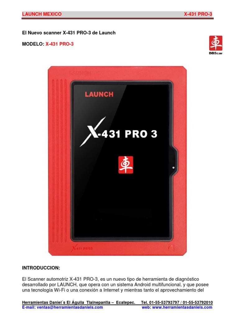 Scanner X 431 Pro 3 | PDF | Almacenamiento de datos de la computadora ...