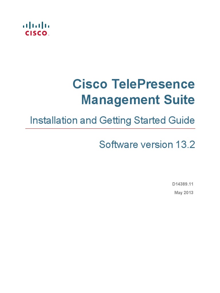Cisco TMS Install Guide 13-2 | PDF | Port (Computer Networking) | Installation (Computer Programs)