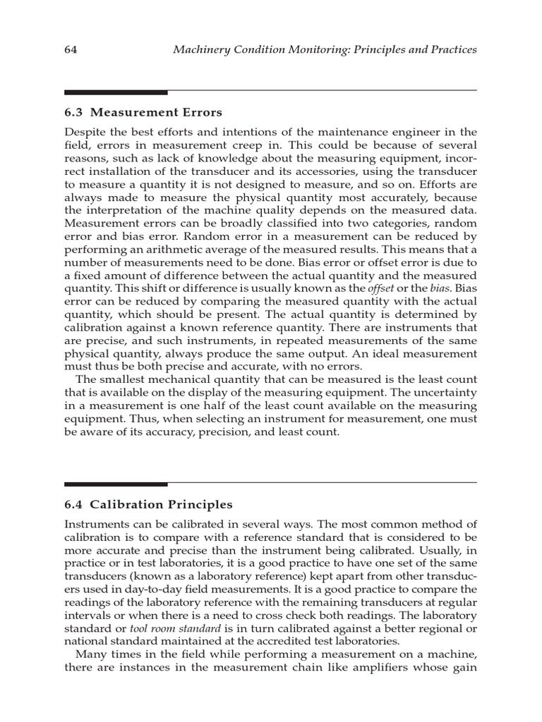 Measurement Errors | PDF | Calibration | Observational Error