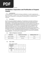 Simple Distillation Lab Report | PDF | Distillation | Continuum Mechanics
