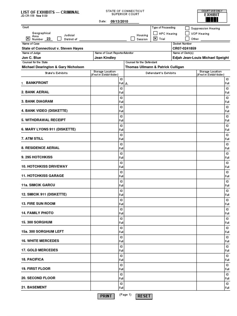 Exhibit List Page 1 and 2 | PDF | Government Institutions | Social ...