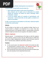 Five Second Rule Experiment Overview | PDF | Experiment | Scientific Method