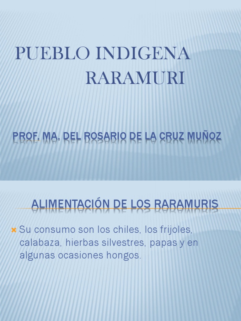 Raramuris Monografia | PDF
