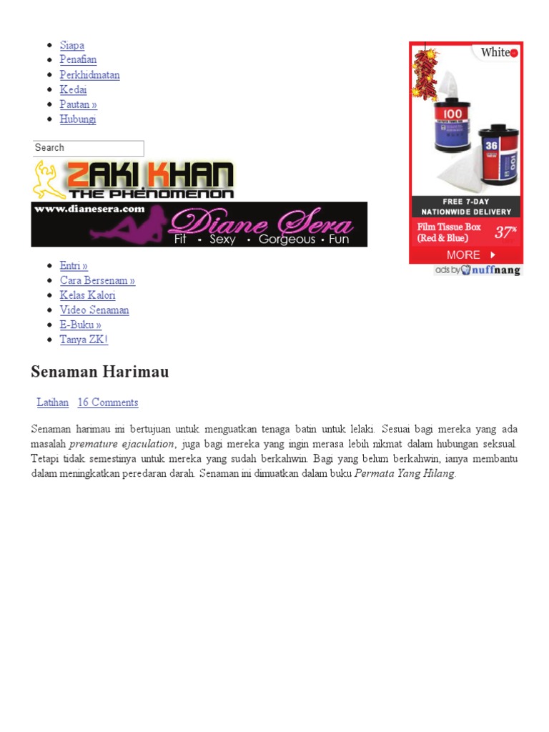 Senaman Harimau | PDF