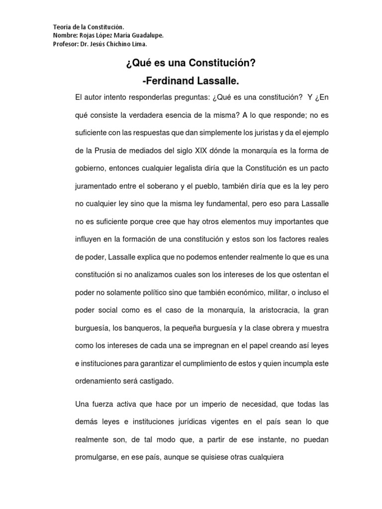 Qué Es Una Constitución | PDF | Constitución | Estatuto