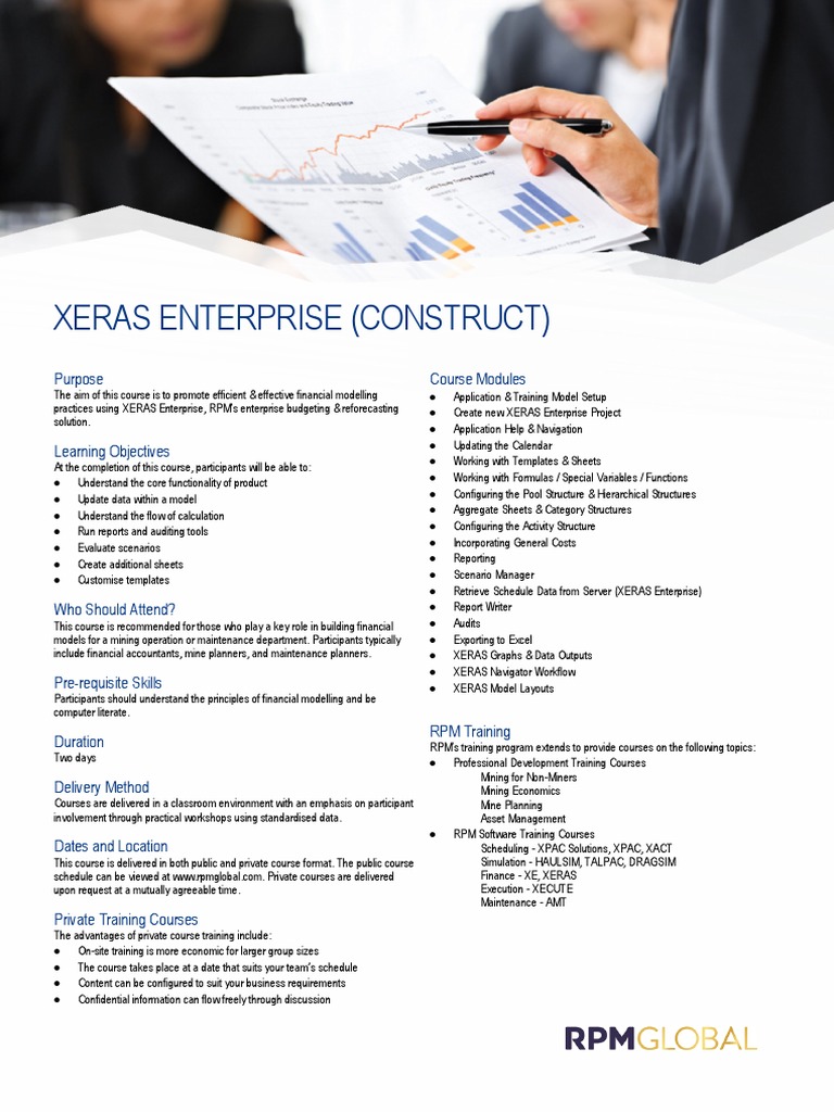 Course Overview XERAS Enterprise Construct | PDF | Financial Modeling | Simulation