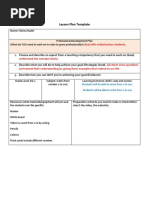 Detailed Lesson Plan (Counting Numbers 1-10) ) | PDF | Lesson Plan ...