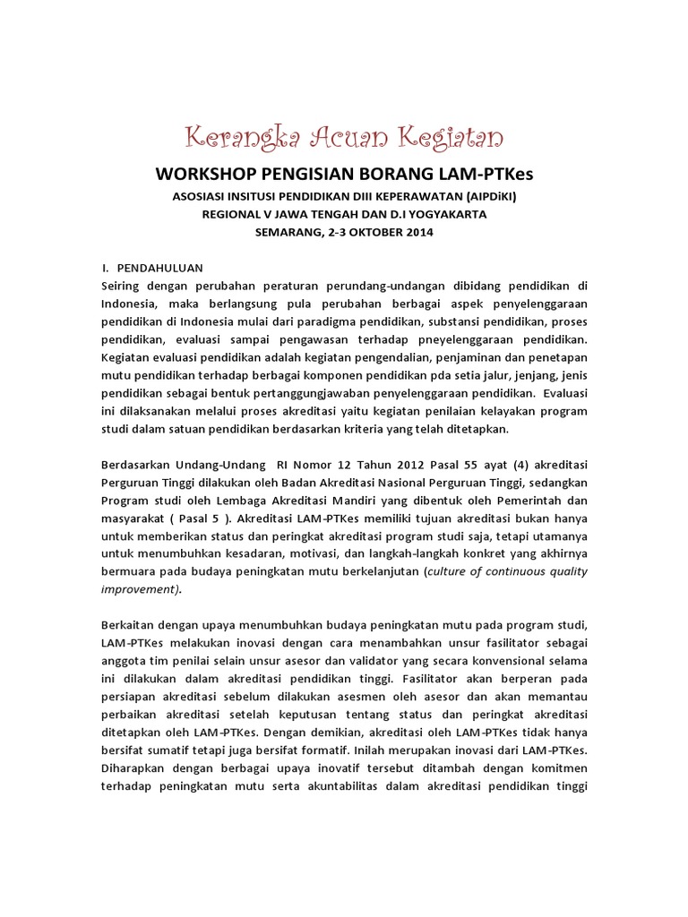 Tor Proposal Lam Ptkes Oke | PDF