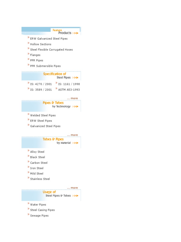 Steel Pipe Is 1161 | PDF | Pipe (Fluid Conveyance) | Steel