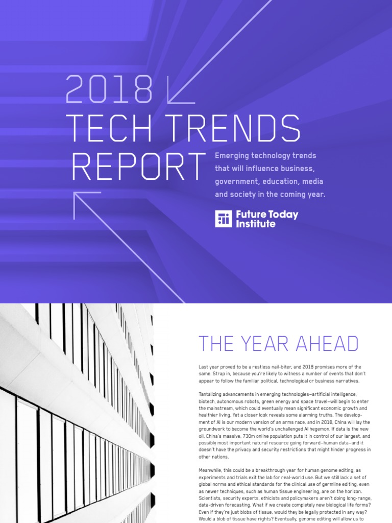 Tech Trends Report | PDF | Wearable Technology | Artificial Intelligence