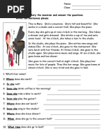 Sophies Daily Routine Reading Comprehension Exercises - 21729 | PDF ...