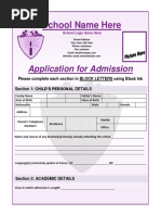 Extract of School Admission Register | PDF