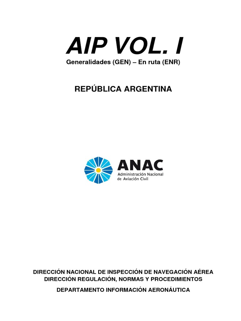 Aip Vol. I Gen-Enr Con Amdt 01 2016 | PDF | Aeropuerto | Aeroespacial