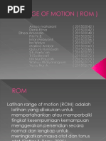 Gerakan ROM Beserta Gambarnya | PDF