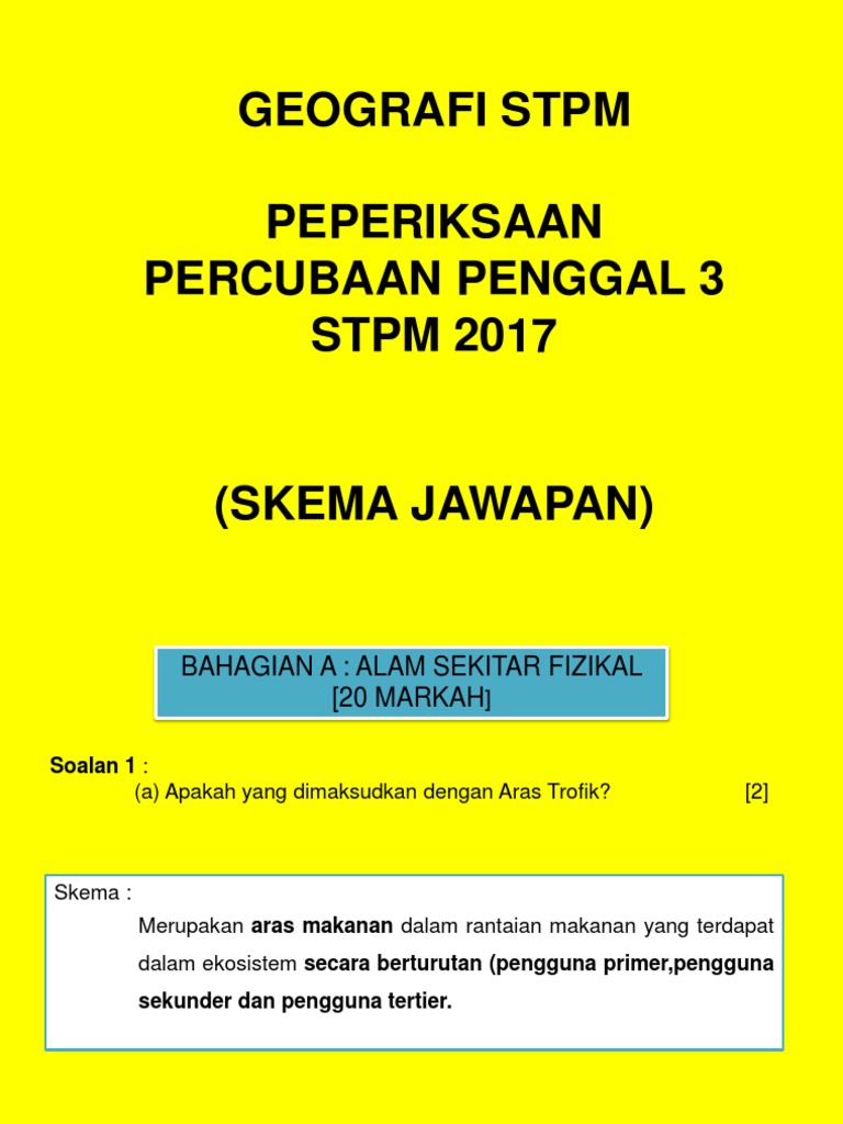 Skema Jawapan Trial P3 | PDF