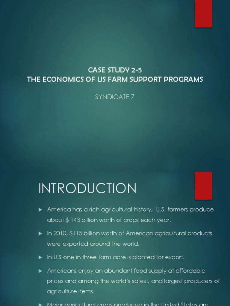 The Economics of Us Farm Support Programs | PDF | Economic Surplus ...