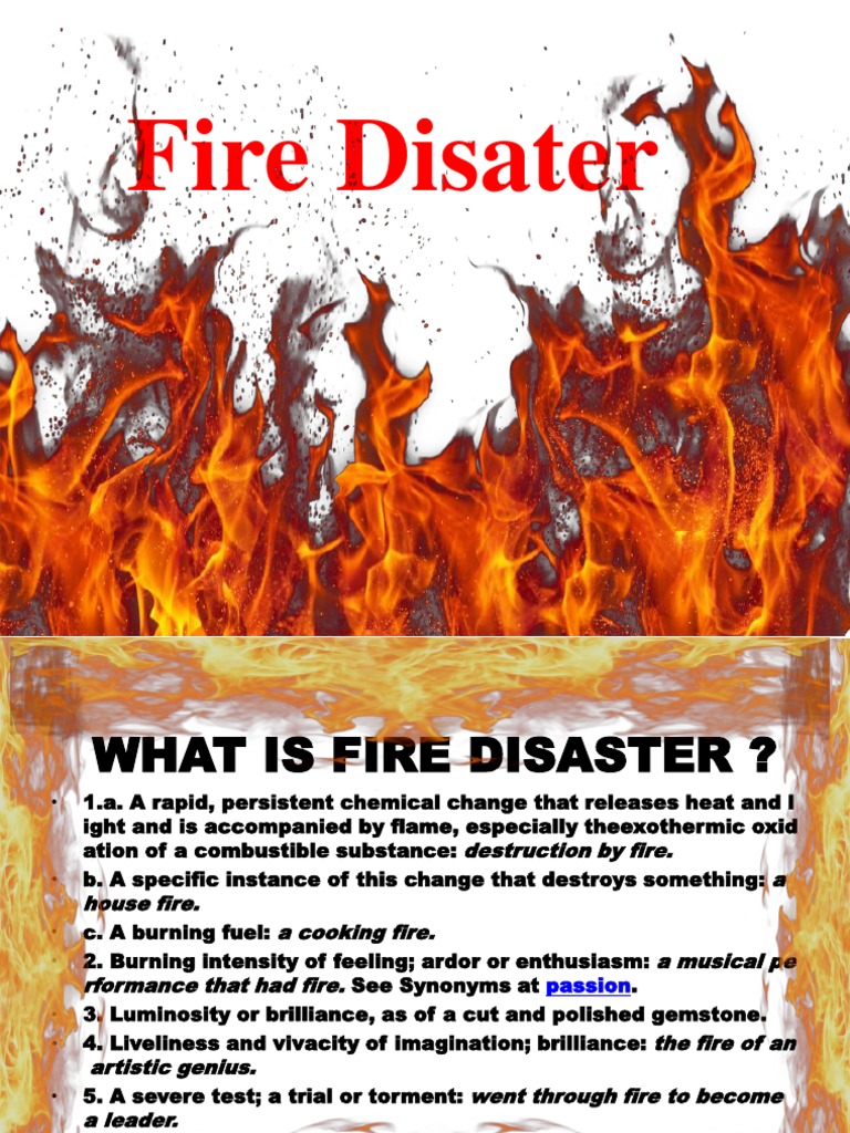 Fire Disaster Group | PDF | Fires | Hazards