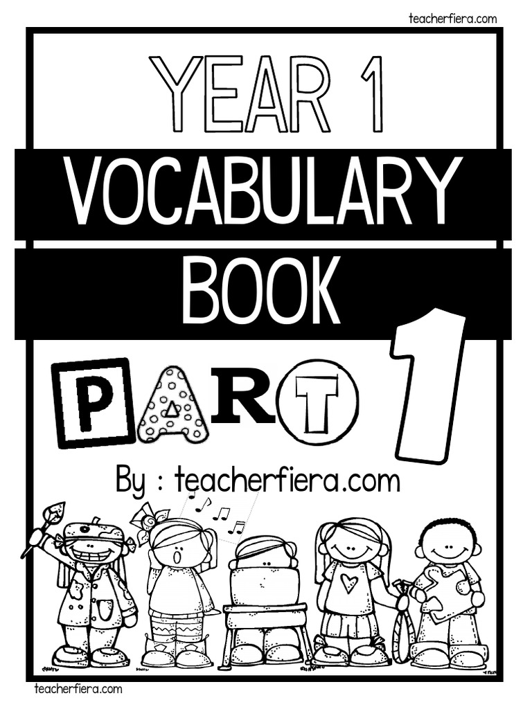 Year 1 Vocabulary Book Overview | PDF | Nature