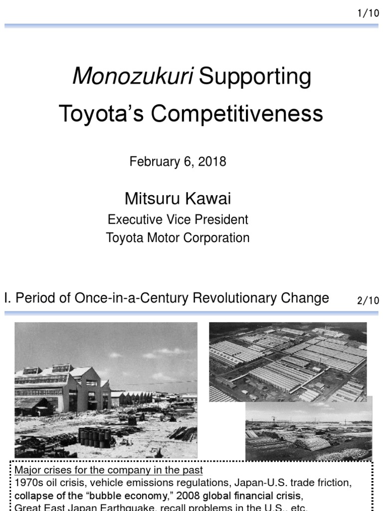 Competitiveness | PDF | Toyota | Automation
