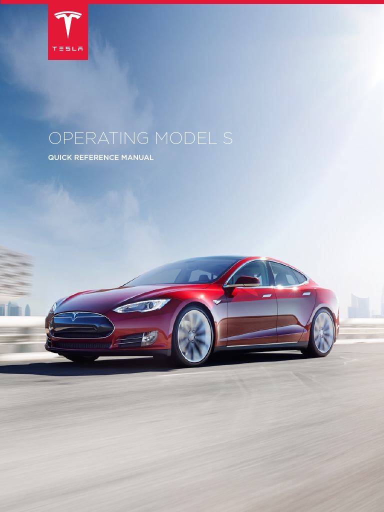 Operating Model S: Quick Reference Manual | PDF | Tesla Model S | Hvac